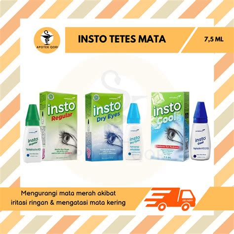 Jual Insto Coolinsto Dry Eyesinsto Reguler Tetes Mata 75 Ml Shopee