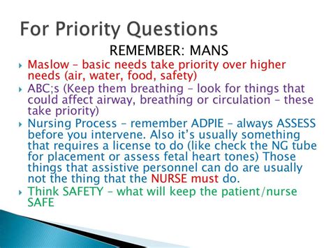 Nclex Priority Questions Tips At Rebecca Patrick Blog