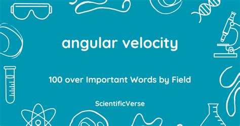 Angular Velocity 角速度 Scientificverse