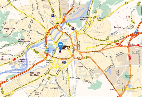 Metz Map France