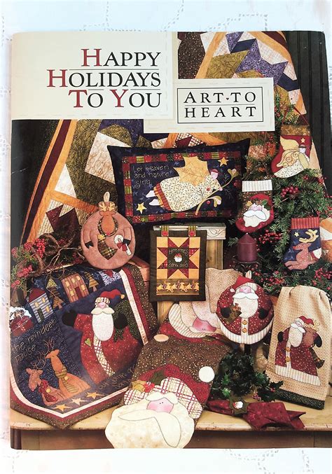 Happy Holidays To You By Nancy Halverson 15 Quilted And Etsy