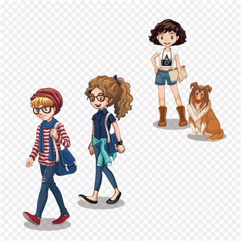 矢量路上人来人往png图片素材下载图片编号qxjooavq 免抠素材网