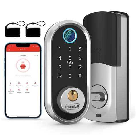 Buy Fingerprint Door Lock Hornbill Smart Lock Keyless Entry Door Lock For Front Door
