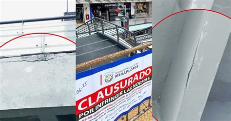 Larcomar Las Deficiencias Que Se Hallaron Y Llevó A Su Clausura