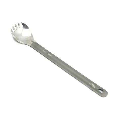 Toaks Long Handle Titanium Spork With Polished Bowl Litesmith