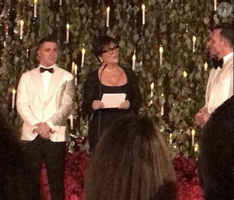 Photo Mariage De Colton Haynes Et Jeff Leatham Kris Jenner Officie