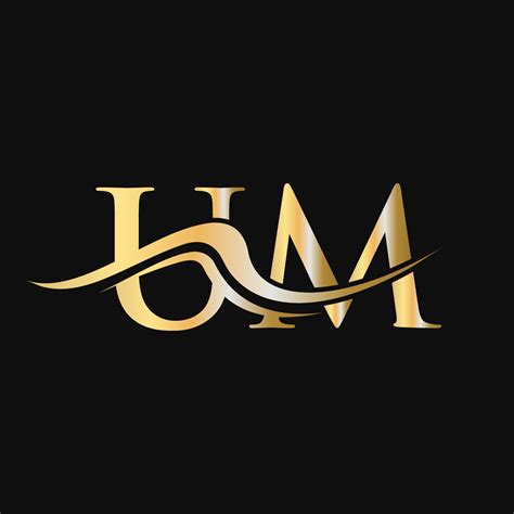 Letter Um Logo Design Template Monogram Business And Company Logotype 18833444 Vector Art At