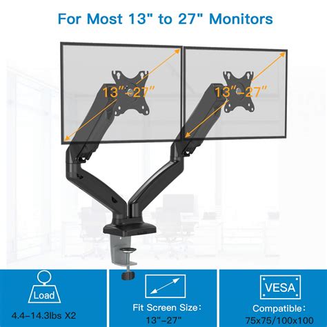 Buy Black Steel Arm Bracket Holder For Intel Nuc Back Of Monitor