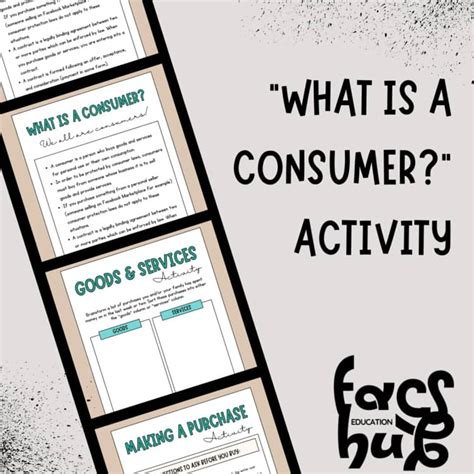 What Is A Consumer Activity By Facs Hub Tpt
