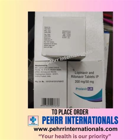 Prolavir Er 200mg 50mg Tablets At ₹ 19 Piece Ritonavir Tablets In
