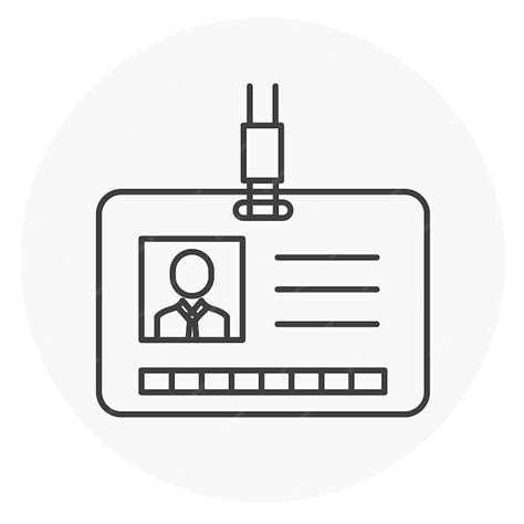 Premium Vector Security Pass Entry Id Card Vector Illustration Icon Design