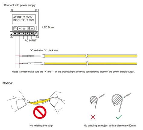 Dc Ip65 Cob Strip 5m Lys Lights