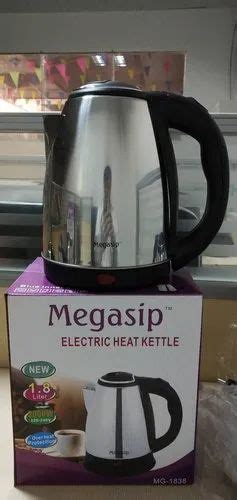 Mega Sip Stainless Steel Electric Kettle For Personal Capacitylitre