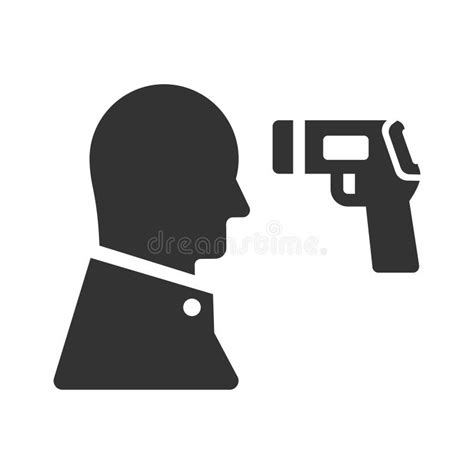Body Temperature Check Icon Stock Vector Illustration Of Thermometer Vector 300135788