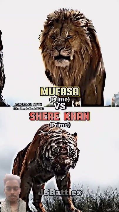 Shere Khan Vs Mufasa Live Actionmufasaattitudesherekhan