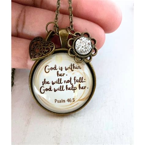Bible Verse Jewelry Christian T Scripture Necklace Bible Verse