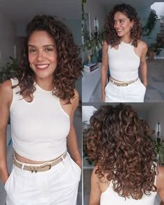 Beveled Layers Haircut Haircut For 3a Curls Curly Hair Cuts Before