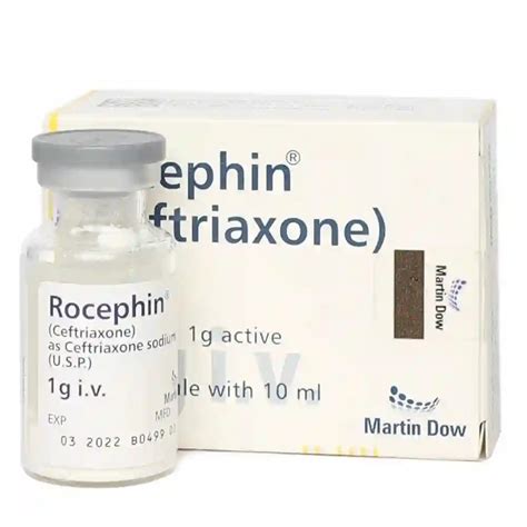 Rocephin Injection 1g Iv 1 Box 1 Injection Multan Plus Pharmacy