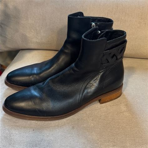 Aquatalia Shoes Aquatalia Womens Raleigh Calf Leather Boots Black