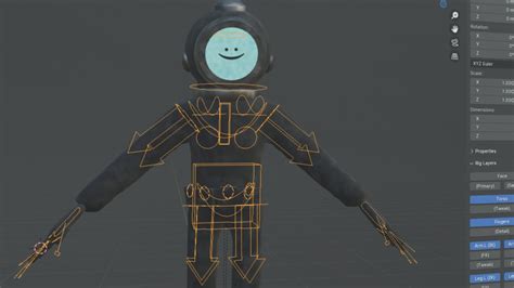 Content Warning Guy Fully Rigged And Textured Download Free 3d