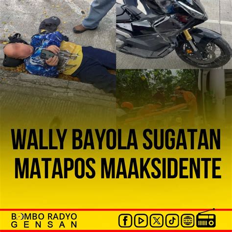 Wally Bayola Sugatan Matapos Maaksidente Bombo Radyo Gensan