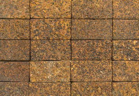 Laterite Stone Texture Brown Ceramic Tiles Patterned In Dirty Laterite