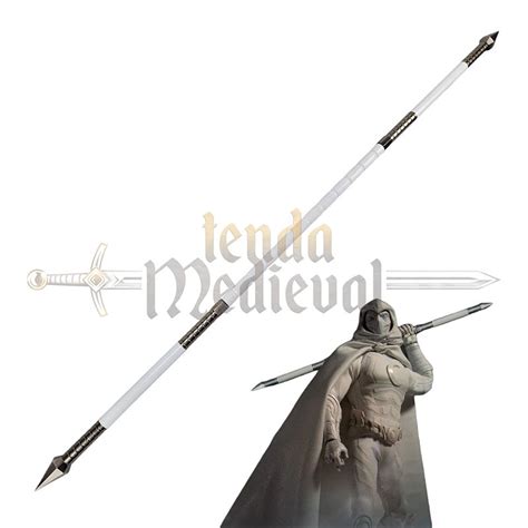 Bastão Lança Cavaleiro Da Lua Marc Spector Tenda Medieval