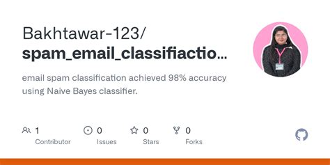 Github Bakhtawar 123spamemailclassifiactionusingml Email Spam Classification Achieved 98