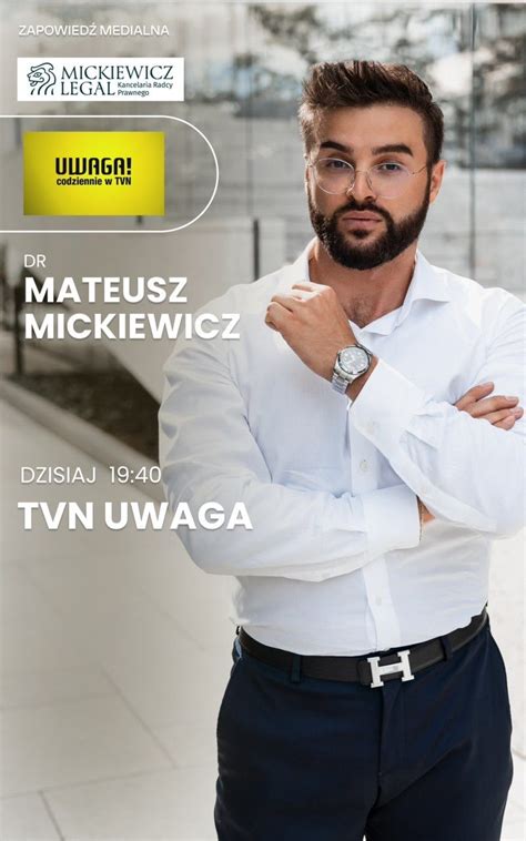 Zapraszam 📺⚖️ Dr Mateusz Mickiewicz