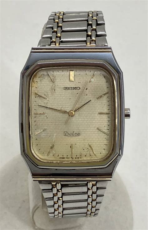 Yahoo オークション ジャンク Seiko Dolce 7741 5130 78 クォーツ 腕