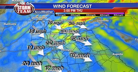 Wind Advisory For North Georgia Cooler Temperatures Fox 5 Atlanta