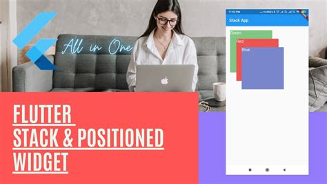 Flutter Widgets Stack Widgets Positioned Widget Clip Behaviour Youtube
