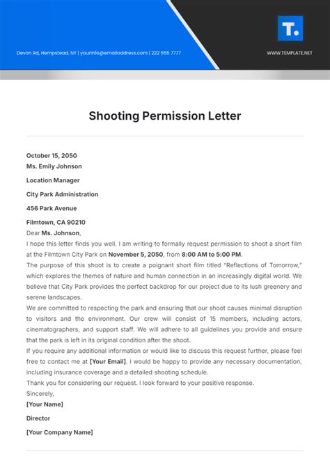 Written Permission Letter