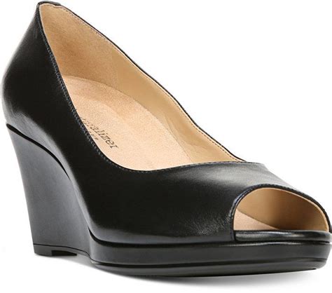 Naturalizer Olivia Wedge Pumps Macys Wedge Pumps Peep Toe Wedges