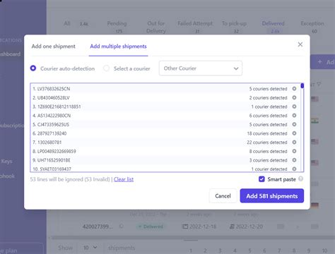 Shipment Tracking Dashboard