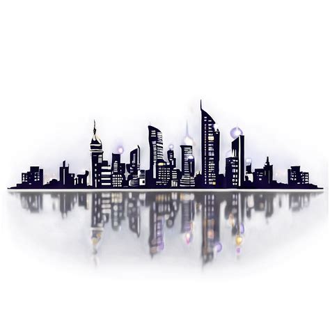 City Skyline At Night Picture Png 50 Png Image