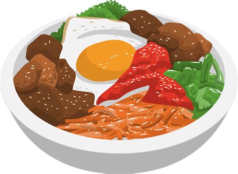 Design De Clipart Gráfico Png Bibimbap 19606528 Png