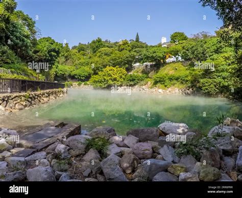Beitou Thermal Valley Very Well Known Famous Taiwans Natural Hot