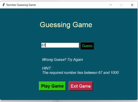 Solved Do A Number Guessing Game And Then Fill Out This Project Title Course Hero