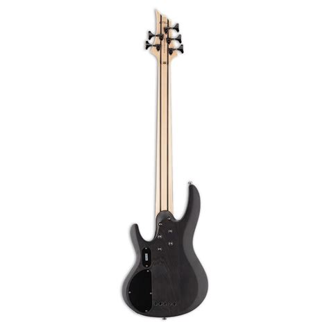 Disc Esp Ltd B 205sm 5 String Bass Guitar Rw See Thru Black Satin At