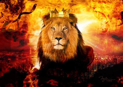 Gallery Fire Of His Presence Lion Of Judah Book Of Revelation
