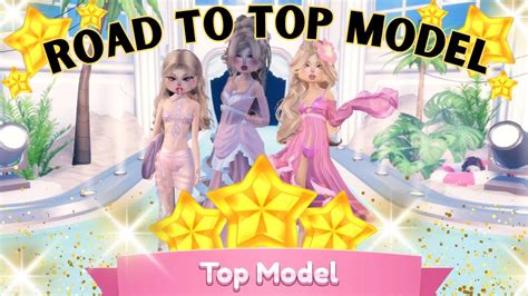 Becoming A Top Model In Dress To Impress 👑 Youtube