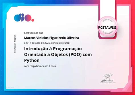 Introdução à Programação Orientada A Objetos Poo Com Python Marcos Vinícius