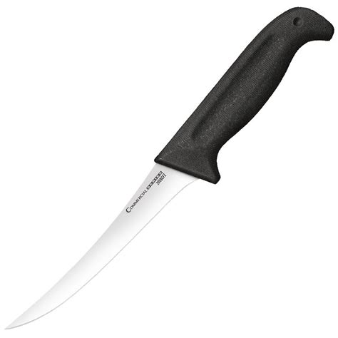 Cold Steel Knife Commercial Series Black Flexible Curved Steel Blade