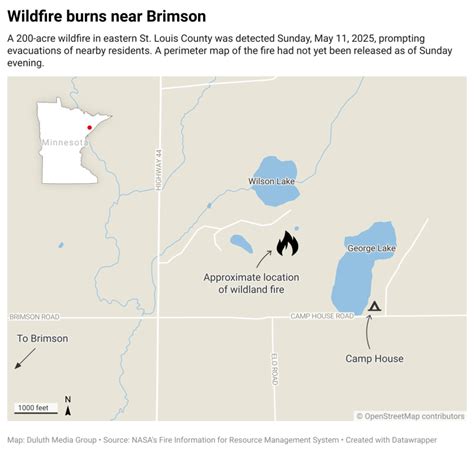 Wildfire Near Brimson Prompts Evacuations Duluth News Tribune News