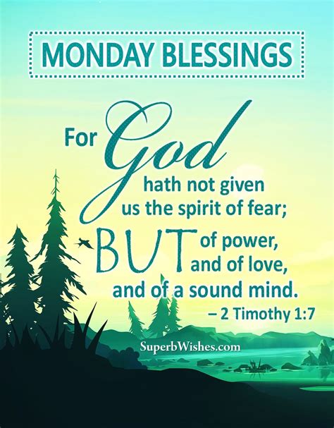 Best Monday Blessings Bible Verses Images Superbwishes