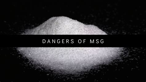 Dangers Of MSG Life Strength Health