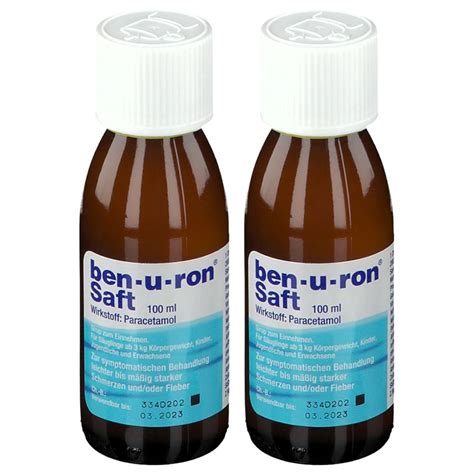 Ben U Ron® Saft 2x100 Ml Shop Apotheke