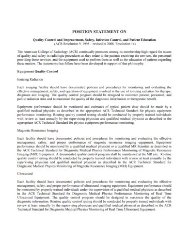 Free 10 Quality Control Statement Samples Mission Vision Method