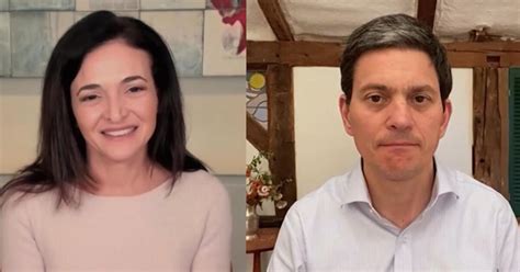 Sheryl Sandberg And David Miliband